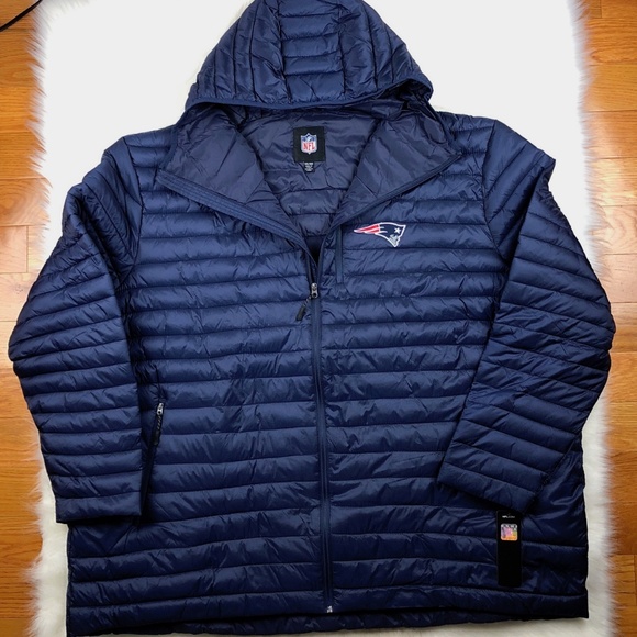 NFL | Jackets & Coats | New England Patriots Big Man Puffer Jacket 6xl ...